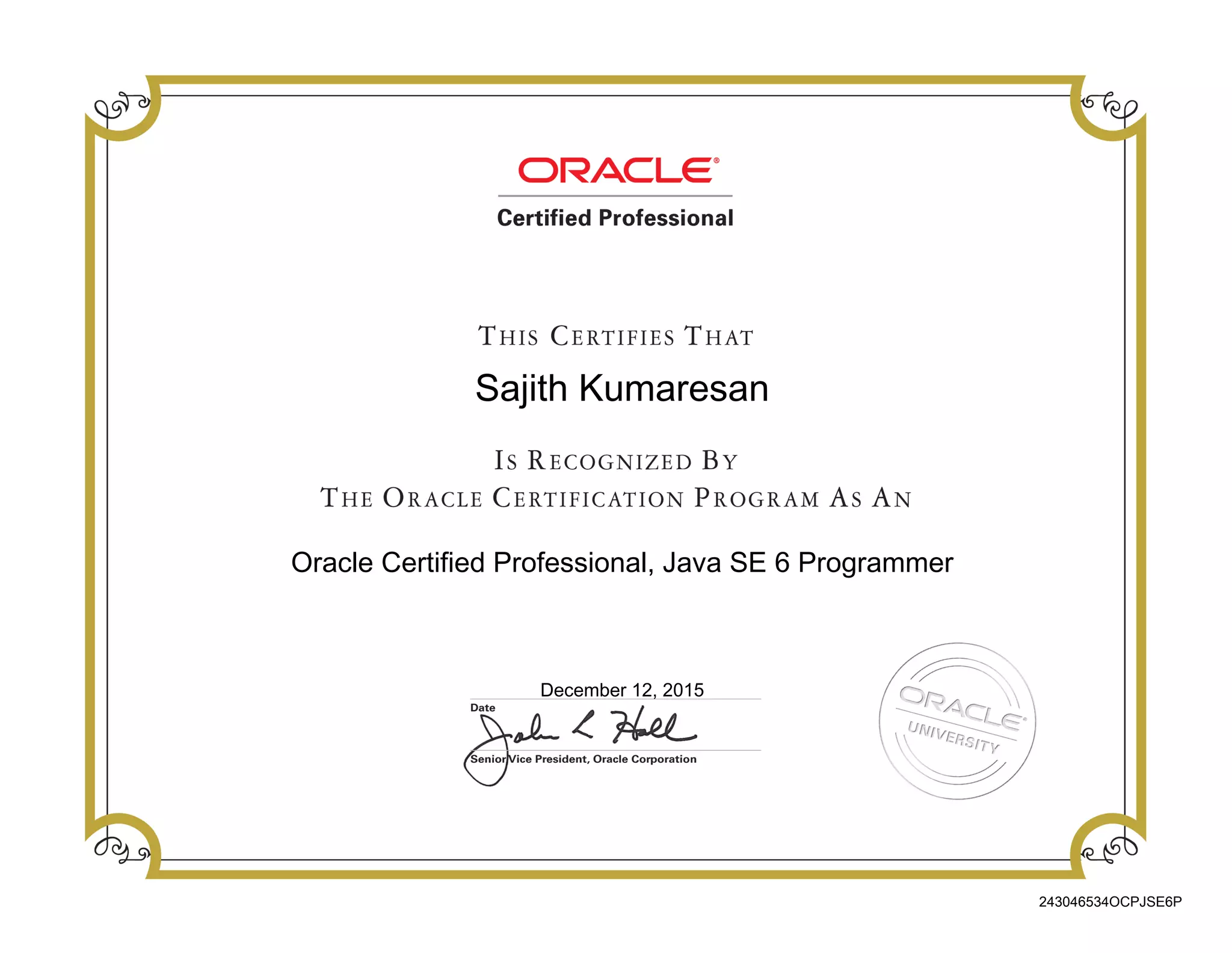 Certificate _oracle | PPT