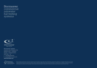 Stormsaver Commercial Brochure 2014 | PPT