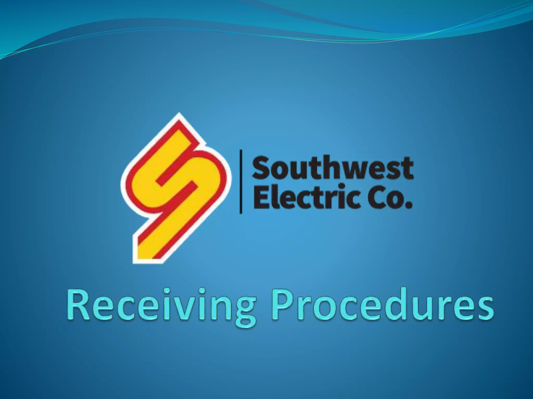 Receiving Procedures Template 001_Show | PPSX