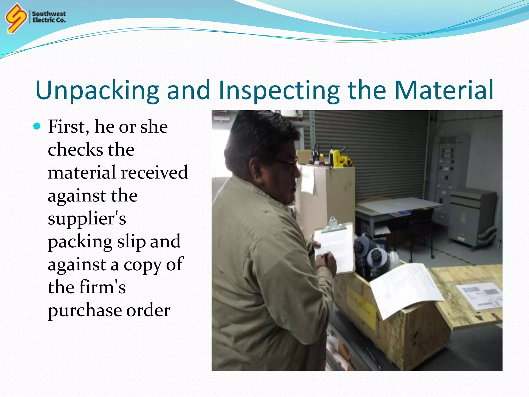 Receiving Procedures Template 001_Show | PPSX