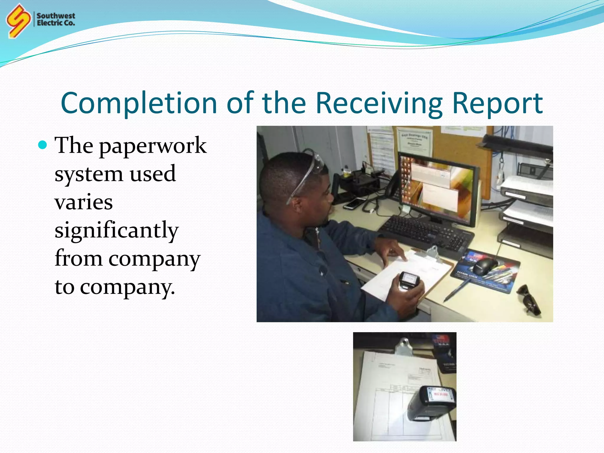 Receiving Procedures Template 001_Show | PPSX