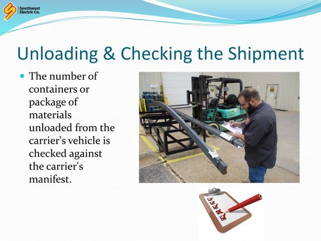 Receiving Procedures Template 001_Show | PPSX | Logistics and ...