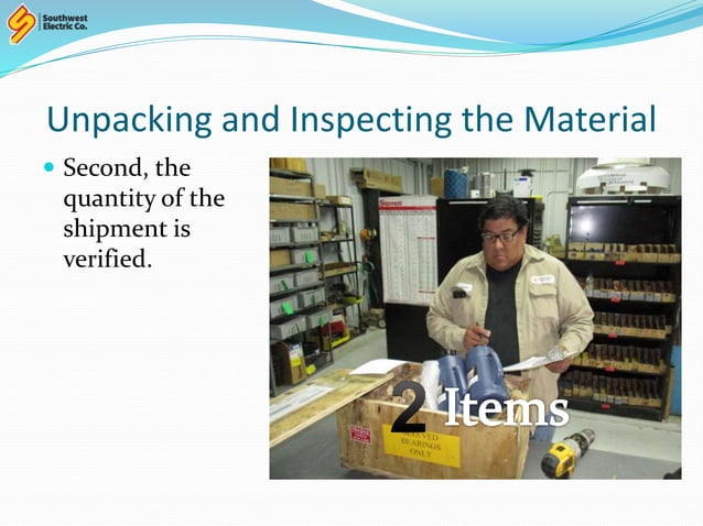 Receiving Procedures Template 001_Show | PPSX | Logistics and ...