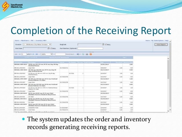 Receiving Procedures Template 001_Show