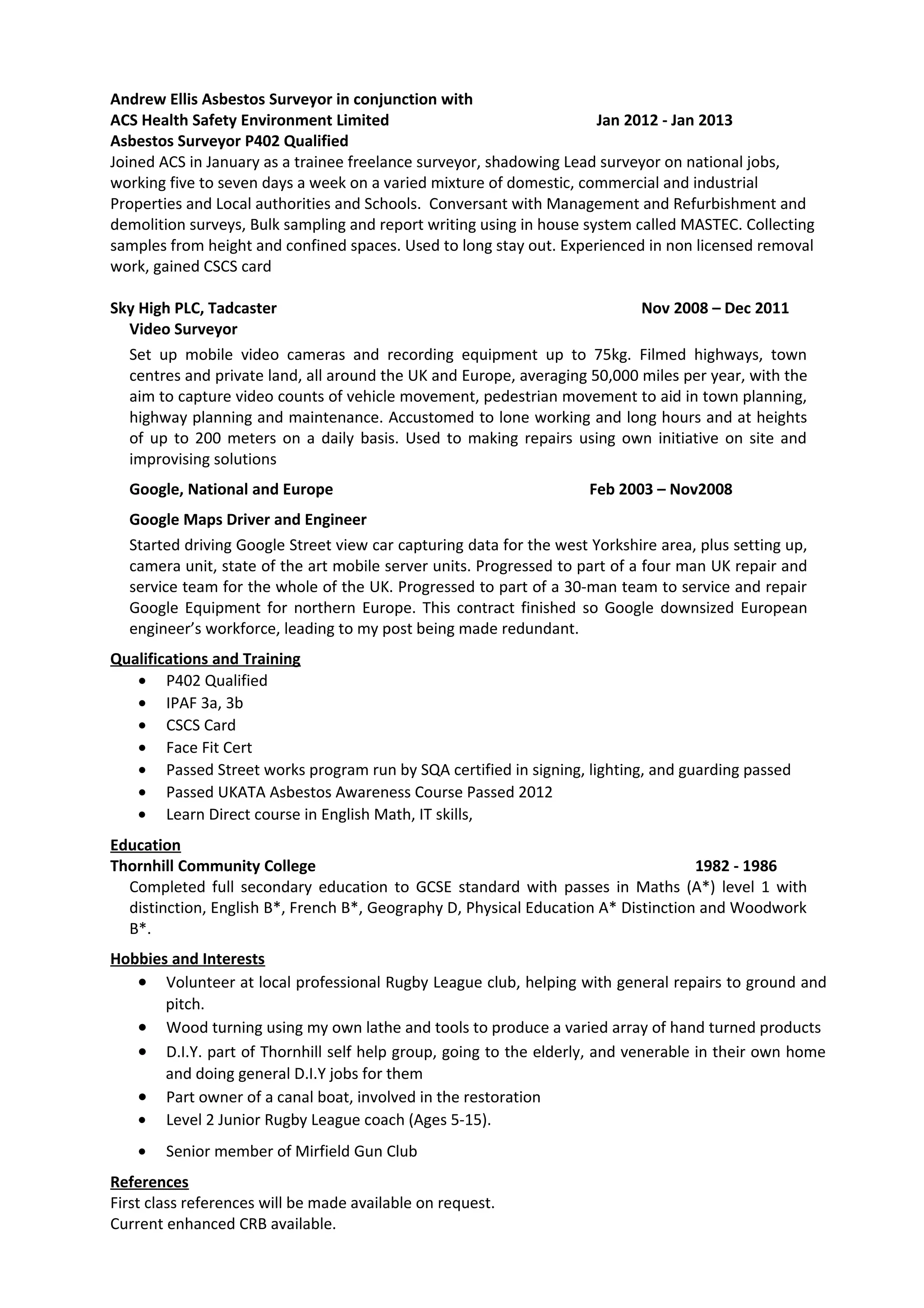 curriculum Vitae | DOC