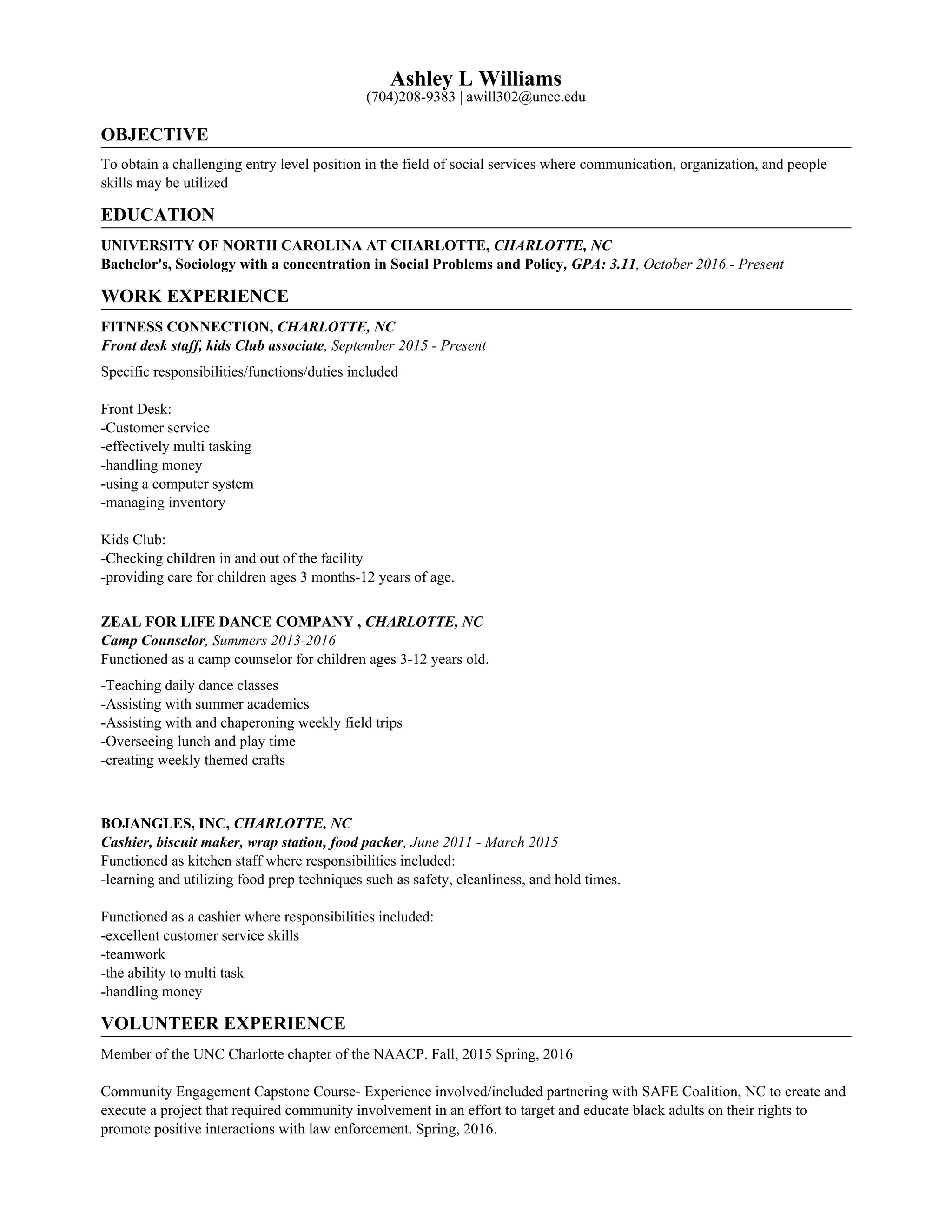 REAL UPDATED RESUME 2016 | PDF