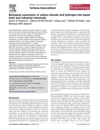 BiologicalGenerationLiquidFuelsReview | PDF