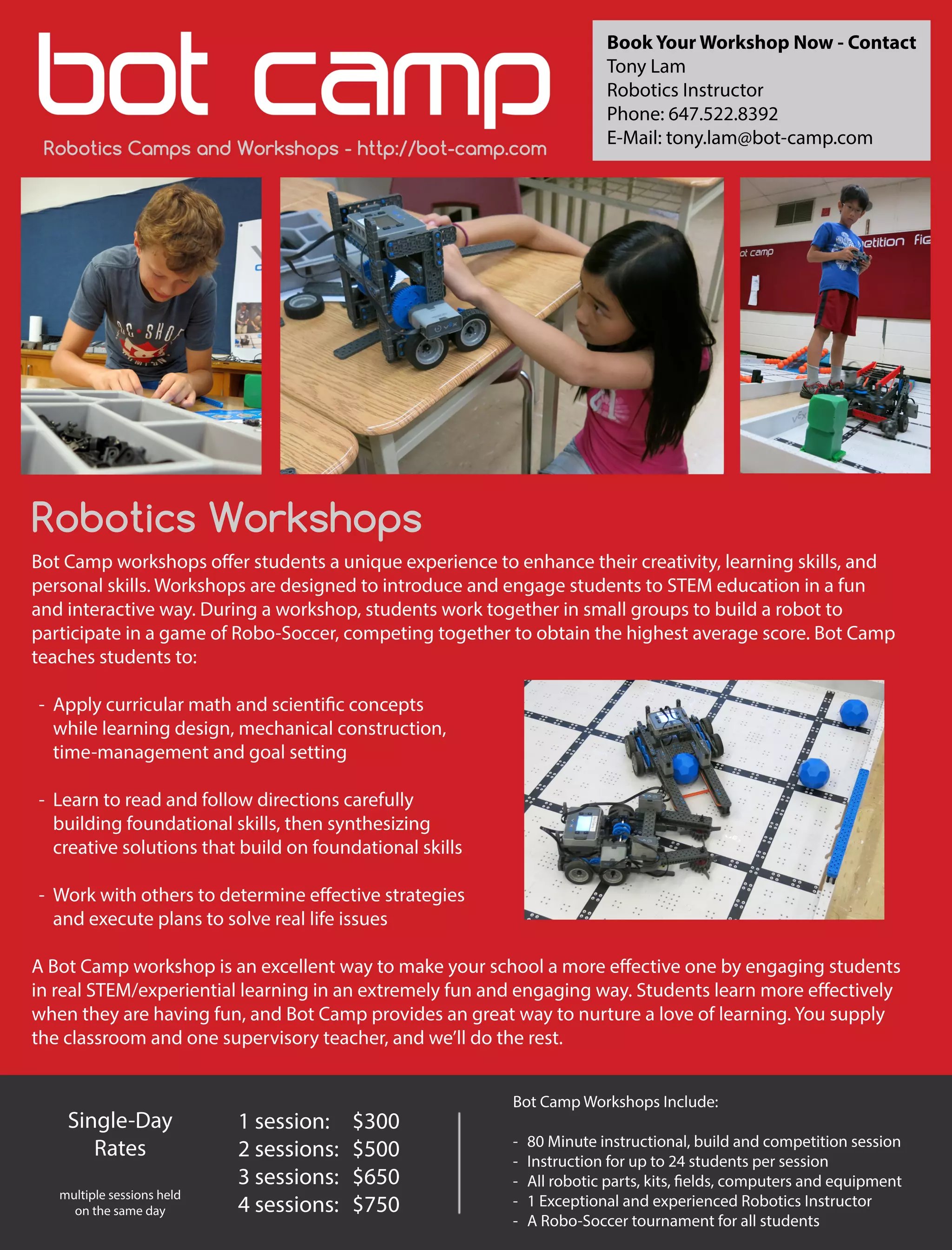 Bot Camp Workshop Flyer | PDF