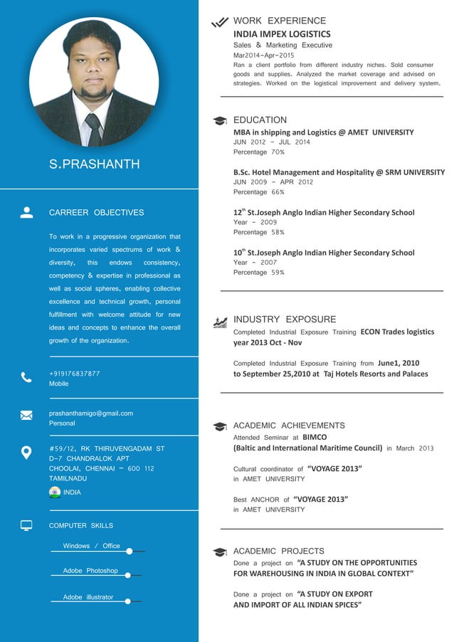 My Resume Prashanth.S | PDF