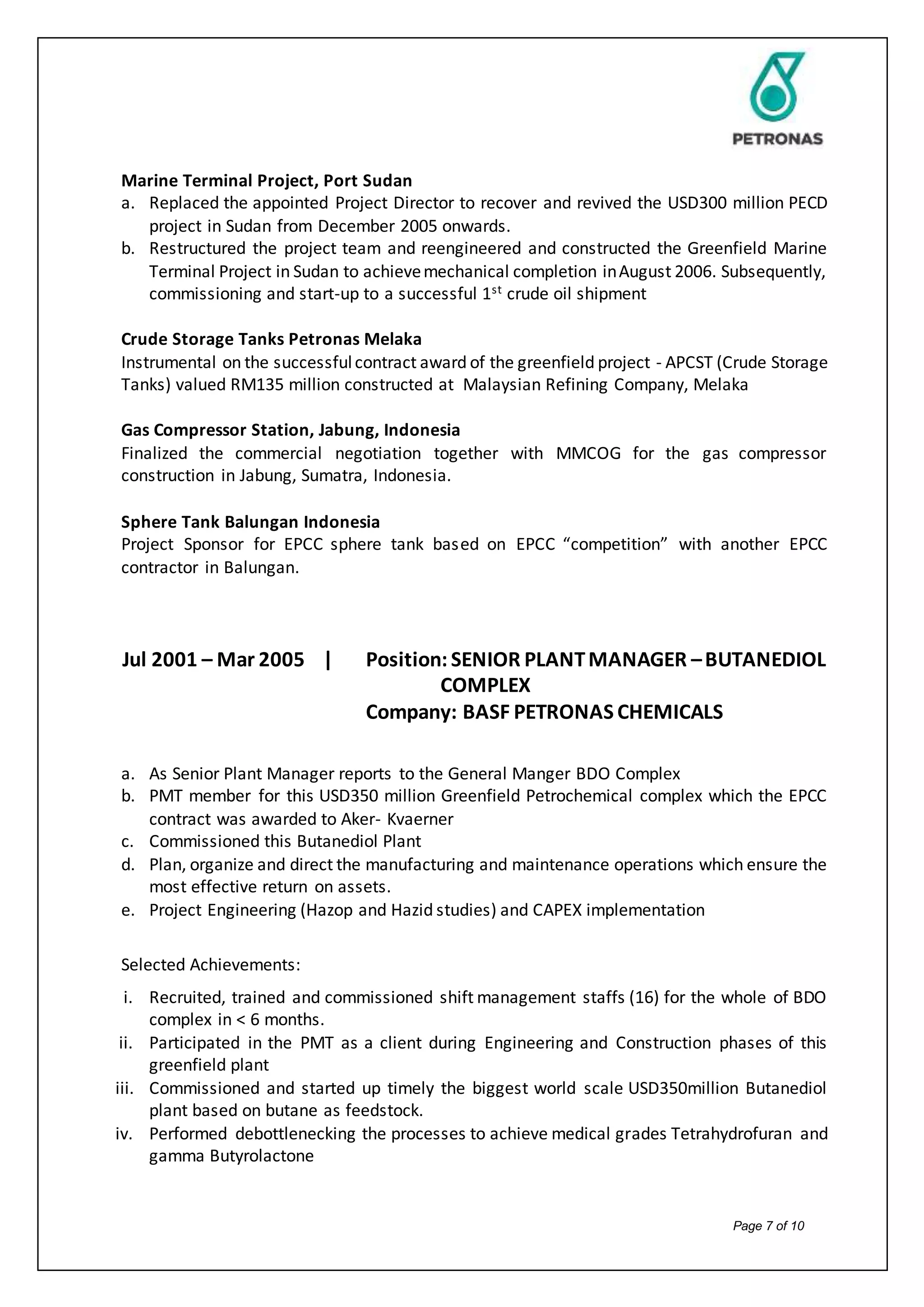 CV Jadid iPms | DOCX