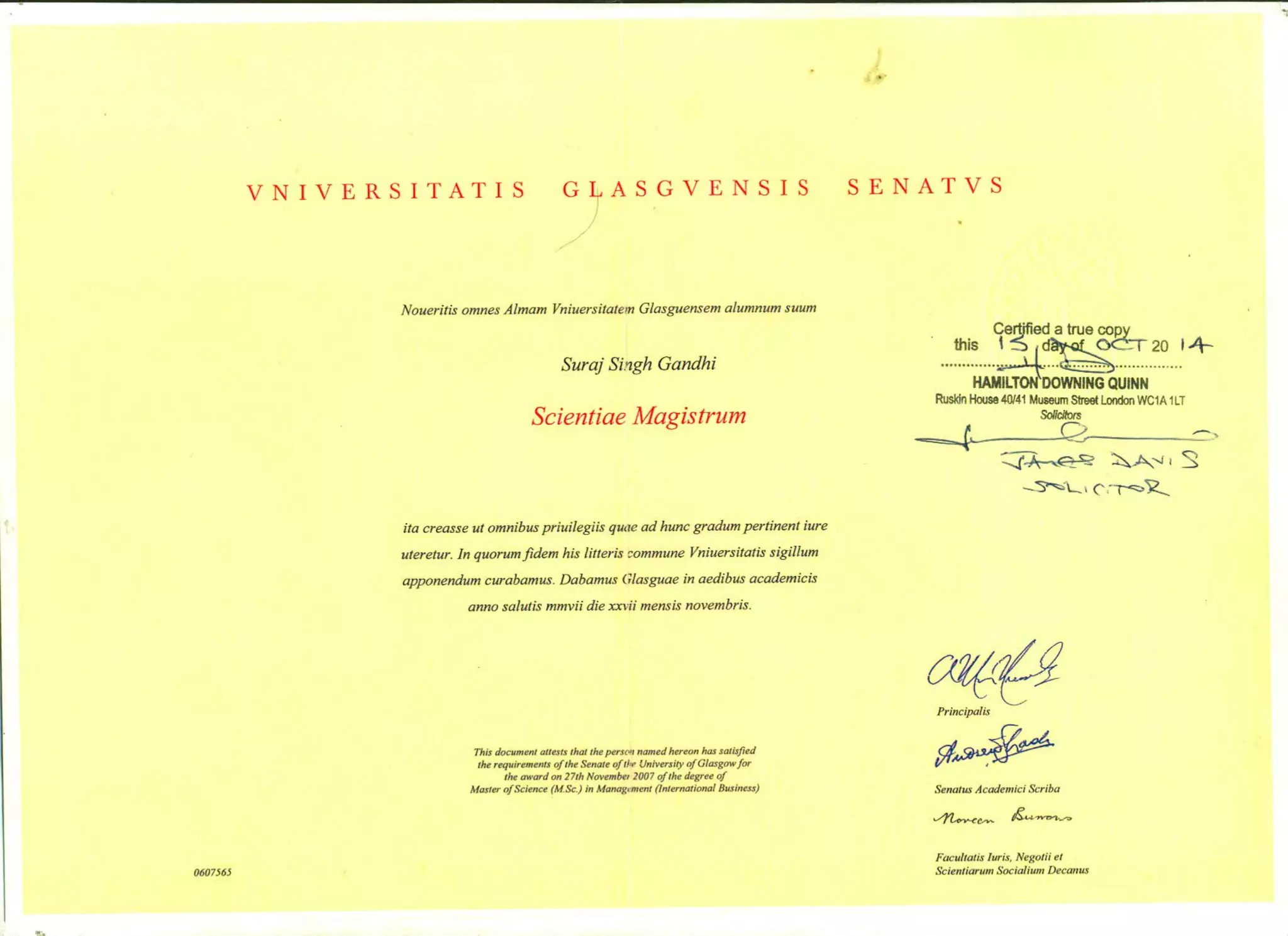 certificate -suraj gandhi (1) | PPT certificate -suraj gandhi (1) | PPT