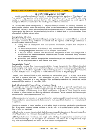 Identity Issues in the Nigerian State and the Problem of Youth ...