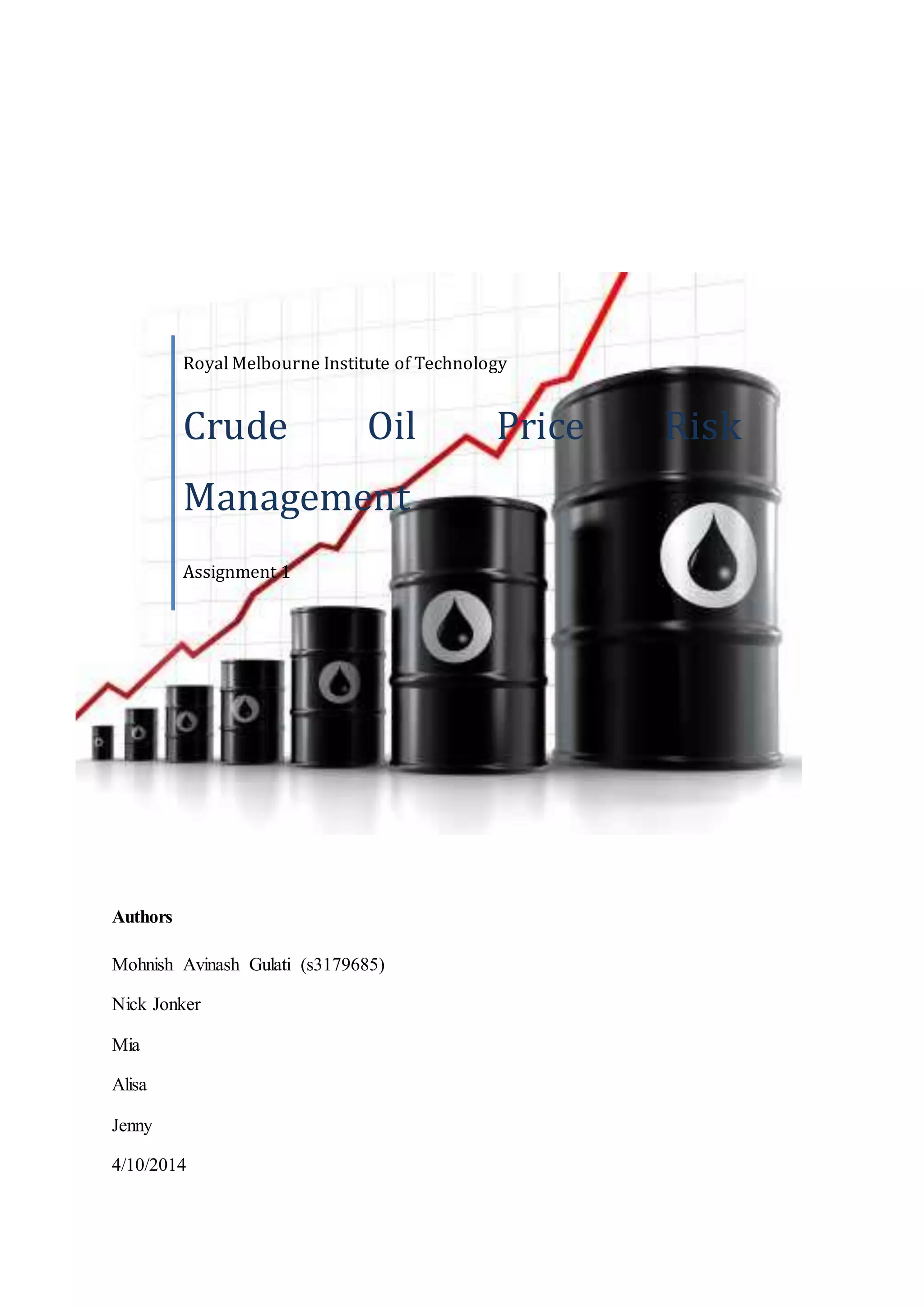 crude oil price risk management report final | DOCX