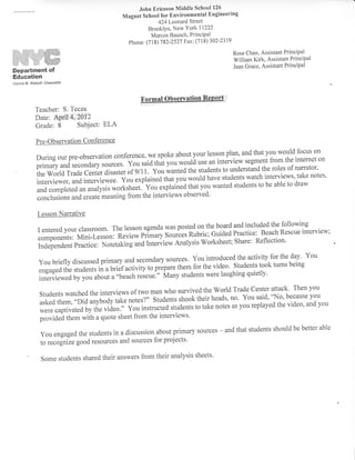 S. Tecza Complement Letters & Observations | PDF