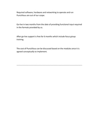 SALIENT FEATURES OF PUNCTILIOUS | PDF