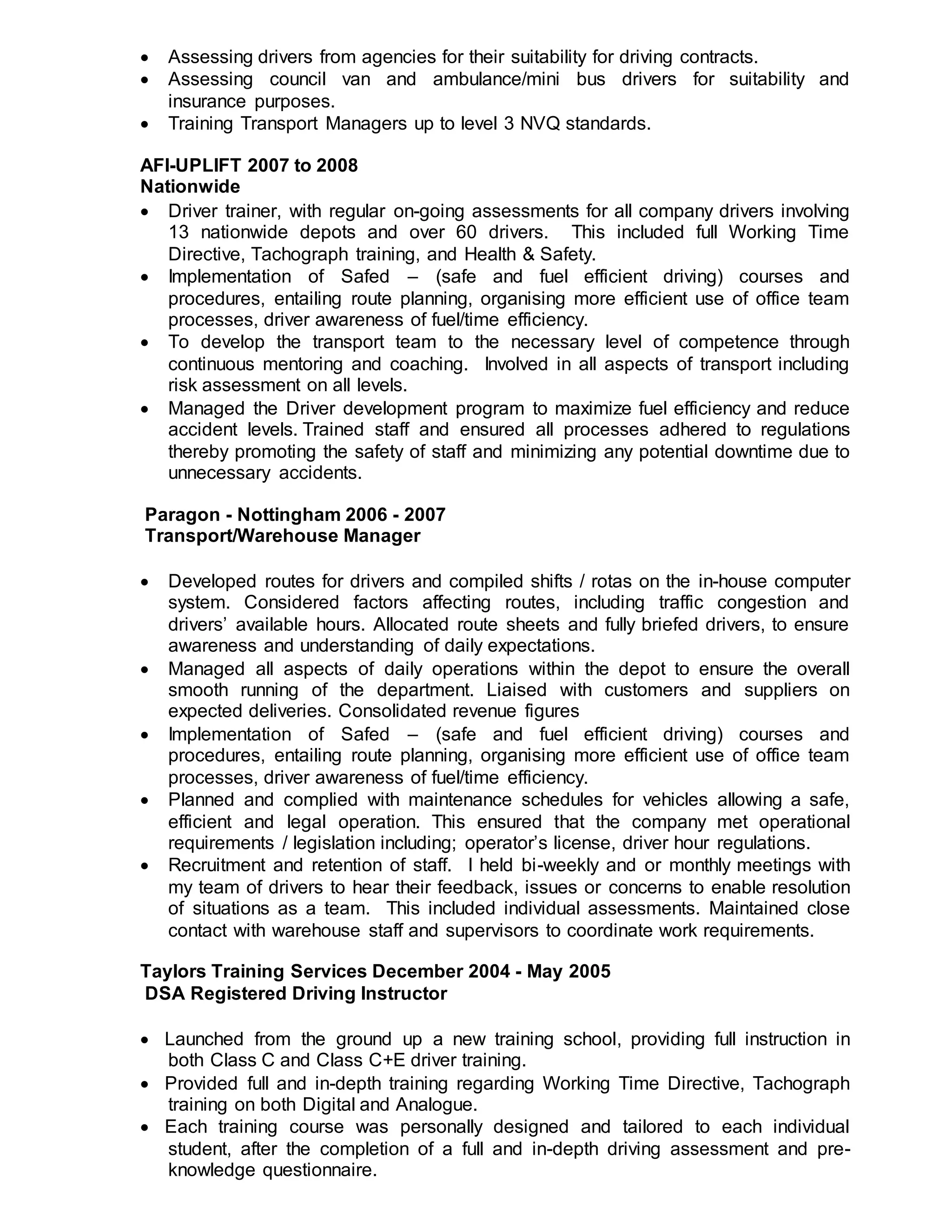 CV NOTTINGHAM LATEST | DOCX