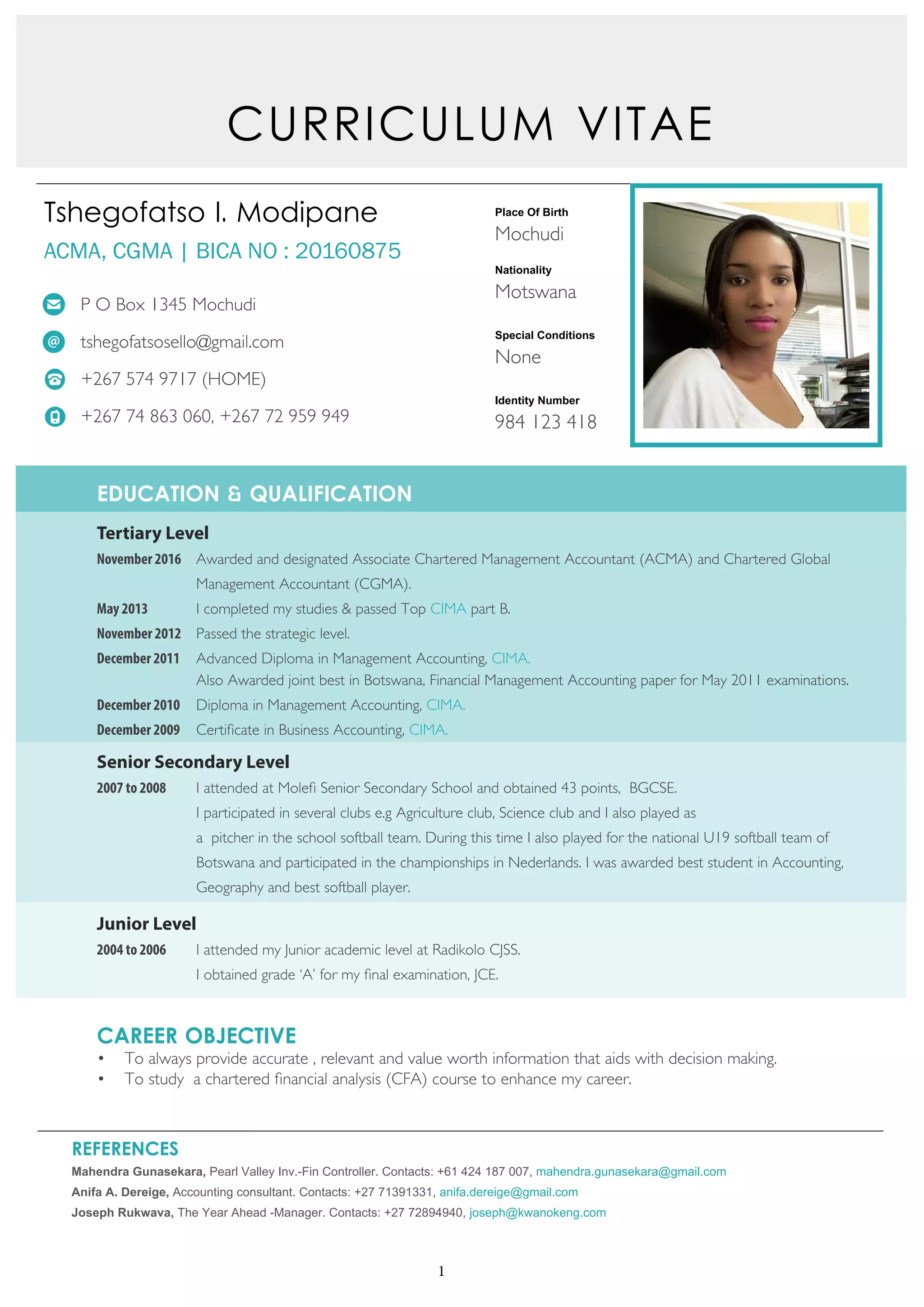 TIM-CV | PDF | Business Accounting & Finance | Business