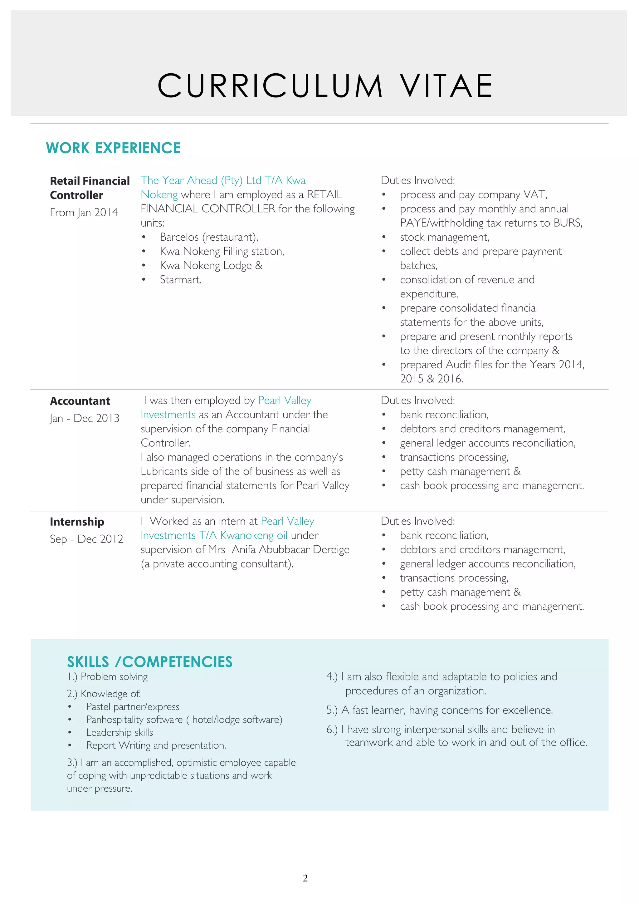 TIM-CV | PDF | Business Accounting & Finance | Business