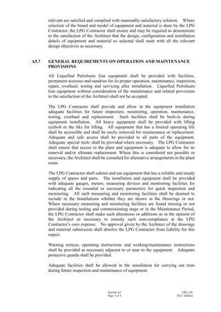 LIQUEFIED PETROLEUM GAS INSTALLATION | PDF