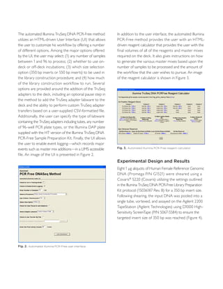 Illumina TruSeq DNA PCR-Free_Biomek FXP Automated Workstation | PDF