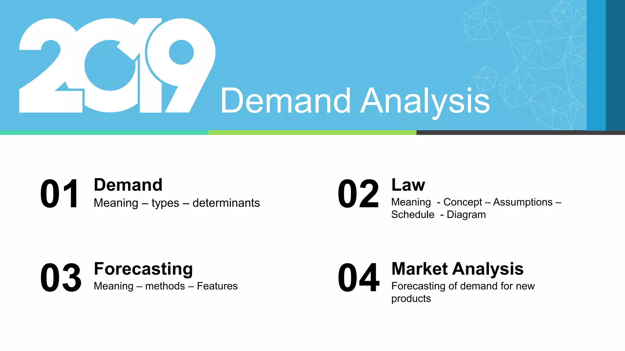 E1 a01 demand analysis | PPT