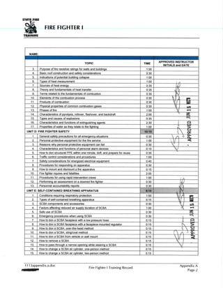 Joe Loiacano Firefighter 1Hours and Letter of Recommendation | PDF