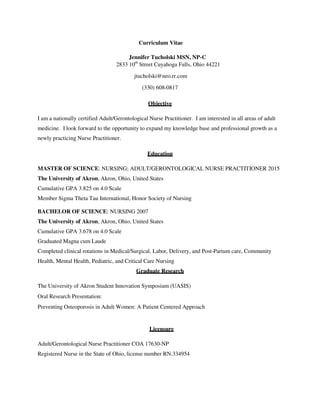 Curriculum Vitae | PDF