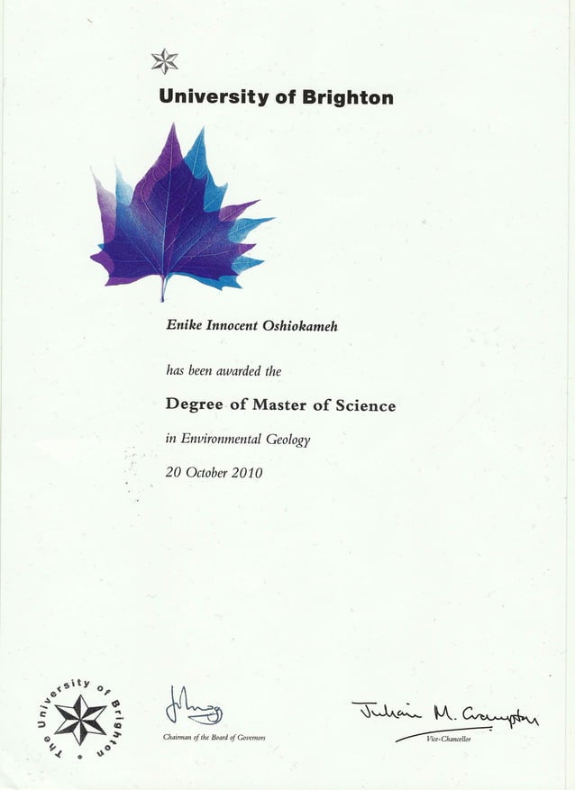 Masters Certificate | PDF