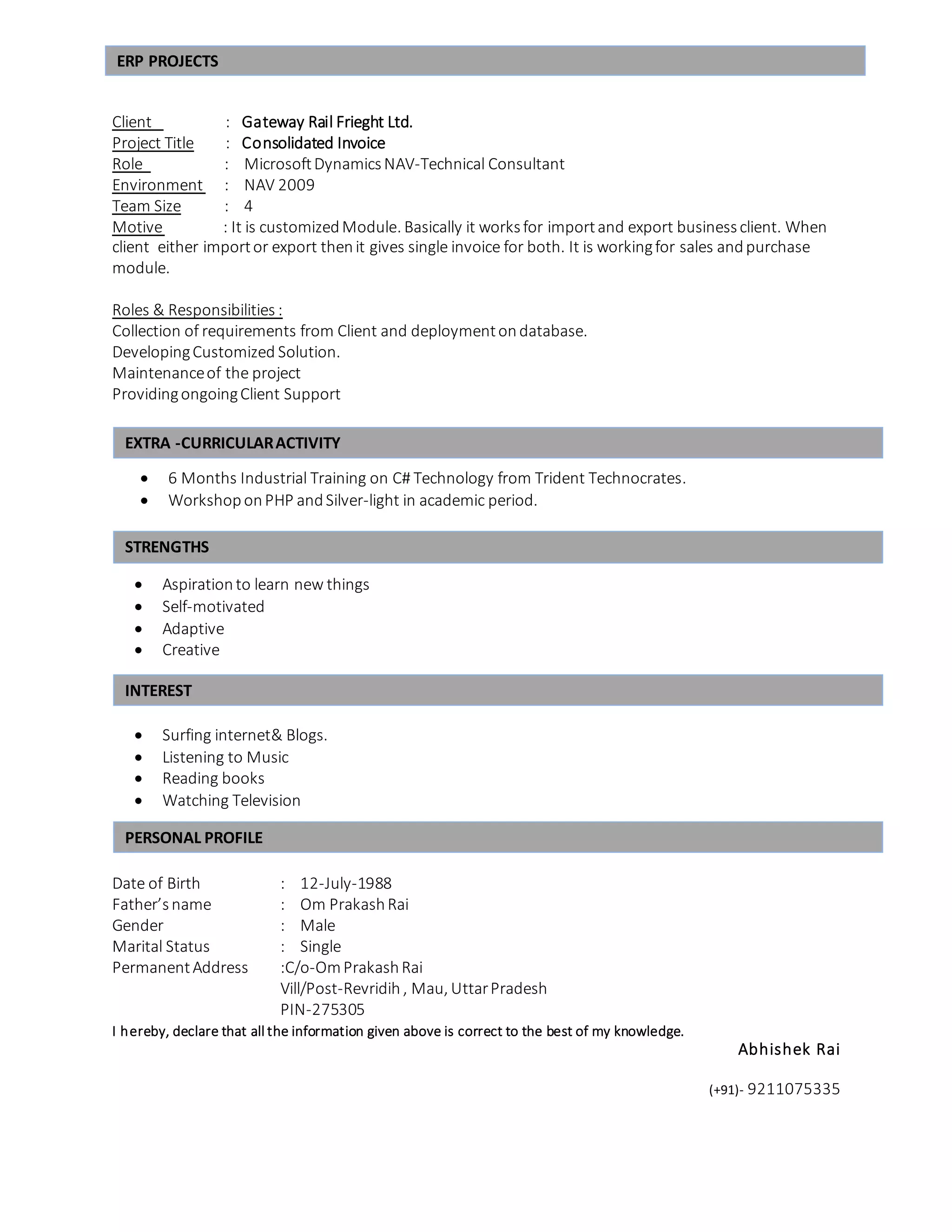 Resume1 | DOCX