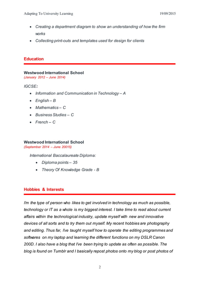 Basic-CV-template | PDF
