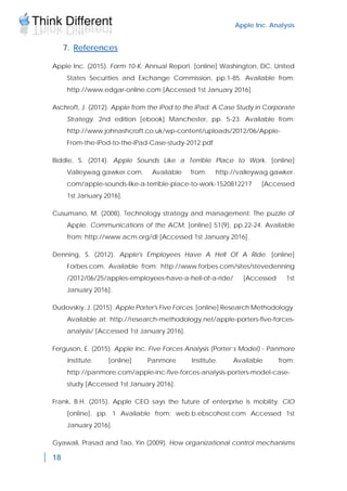 Case Study - Apple Inc. | PDF