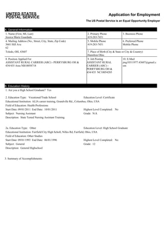 Form | PDF | Careers