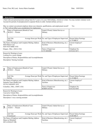 Form | PDF | Careers