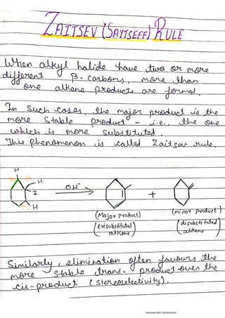 E1 and e2 reactions | PDF