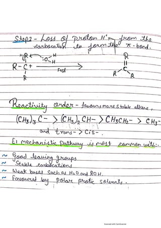 E1 and e2 reactions | PDF