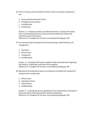 E1 and e2 (test manual) | DOCX