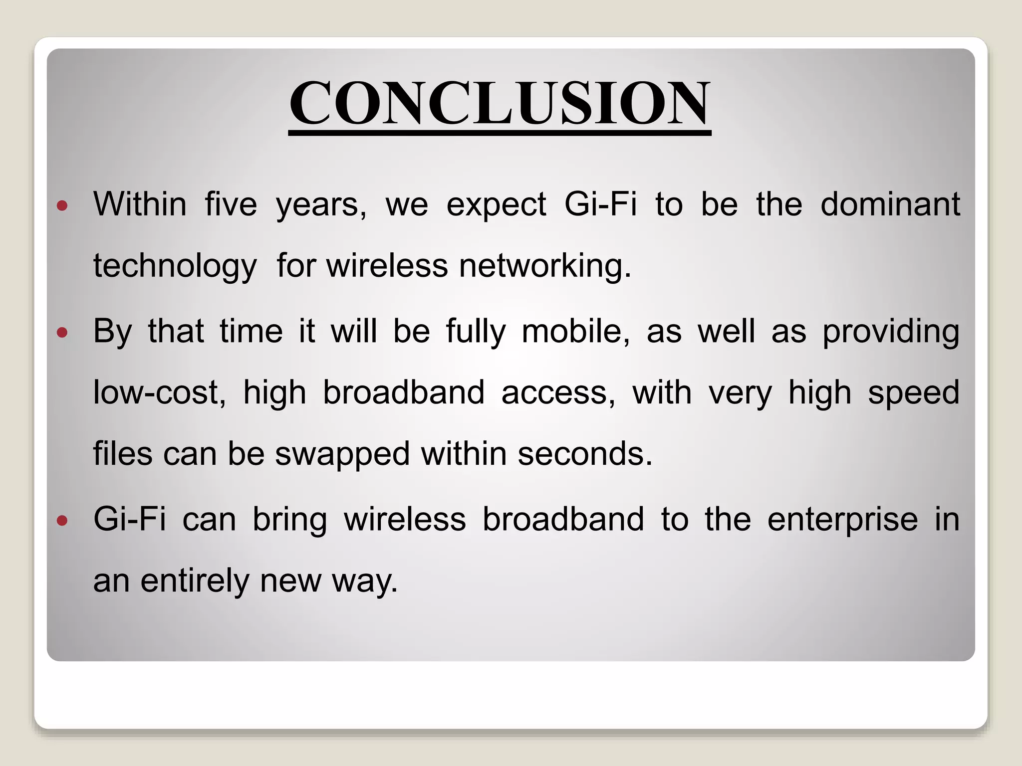 GI-FI TECHNOLOGY | PPT