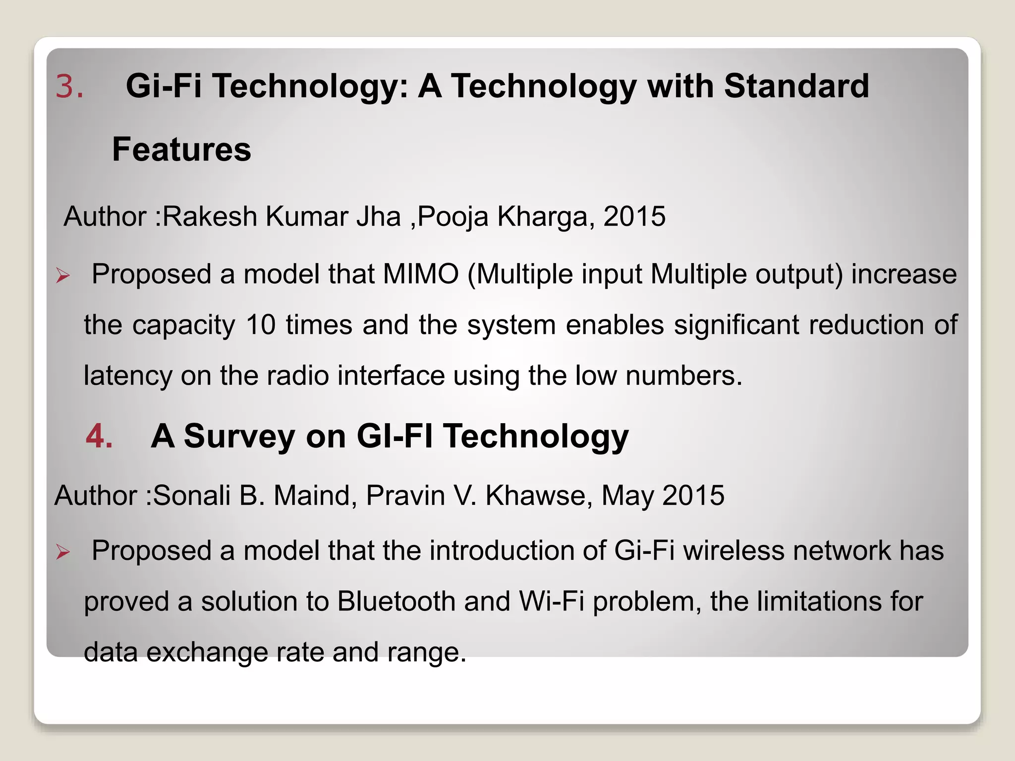 GI-FI TECHNOLOGY | PPTX