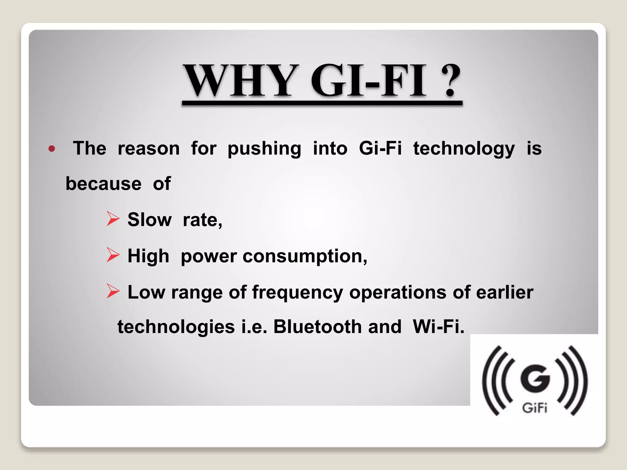 GI-FI TECHNOLOGY | PPTX
