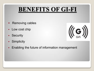 GI-FI TECHNOLOGY | PPTX