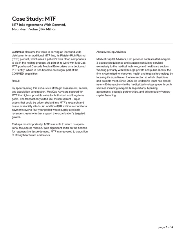 MedCapCaseStudy-MTF | PDF