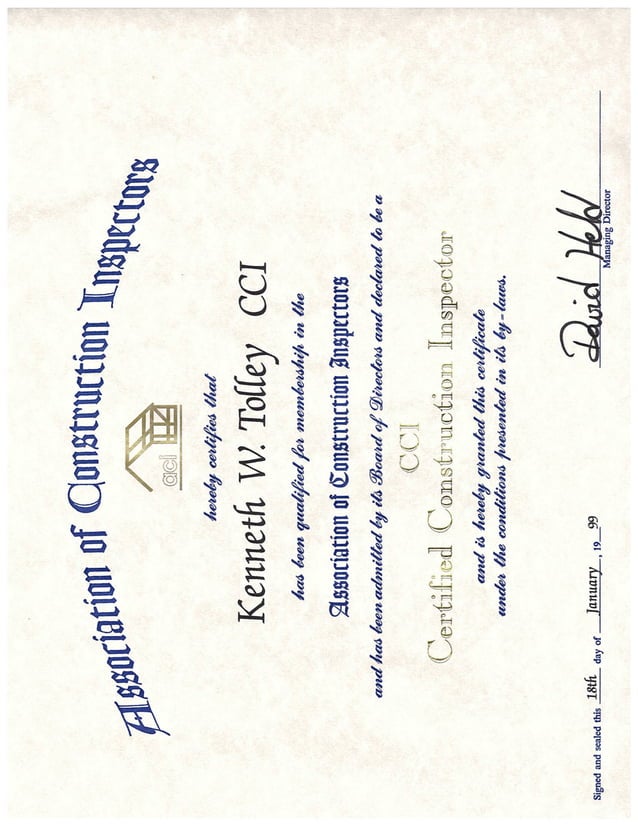 Construction Project Manager Cert | PDF