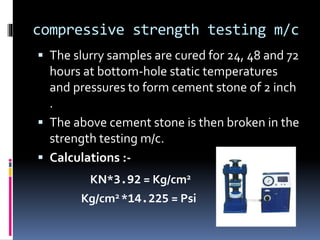 CEMENT SLURRY DESIGN | PPTX