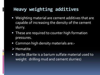 CEMENT SLURRY DESIGN | PPTX