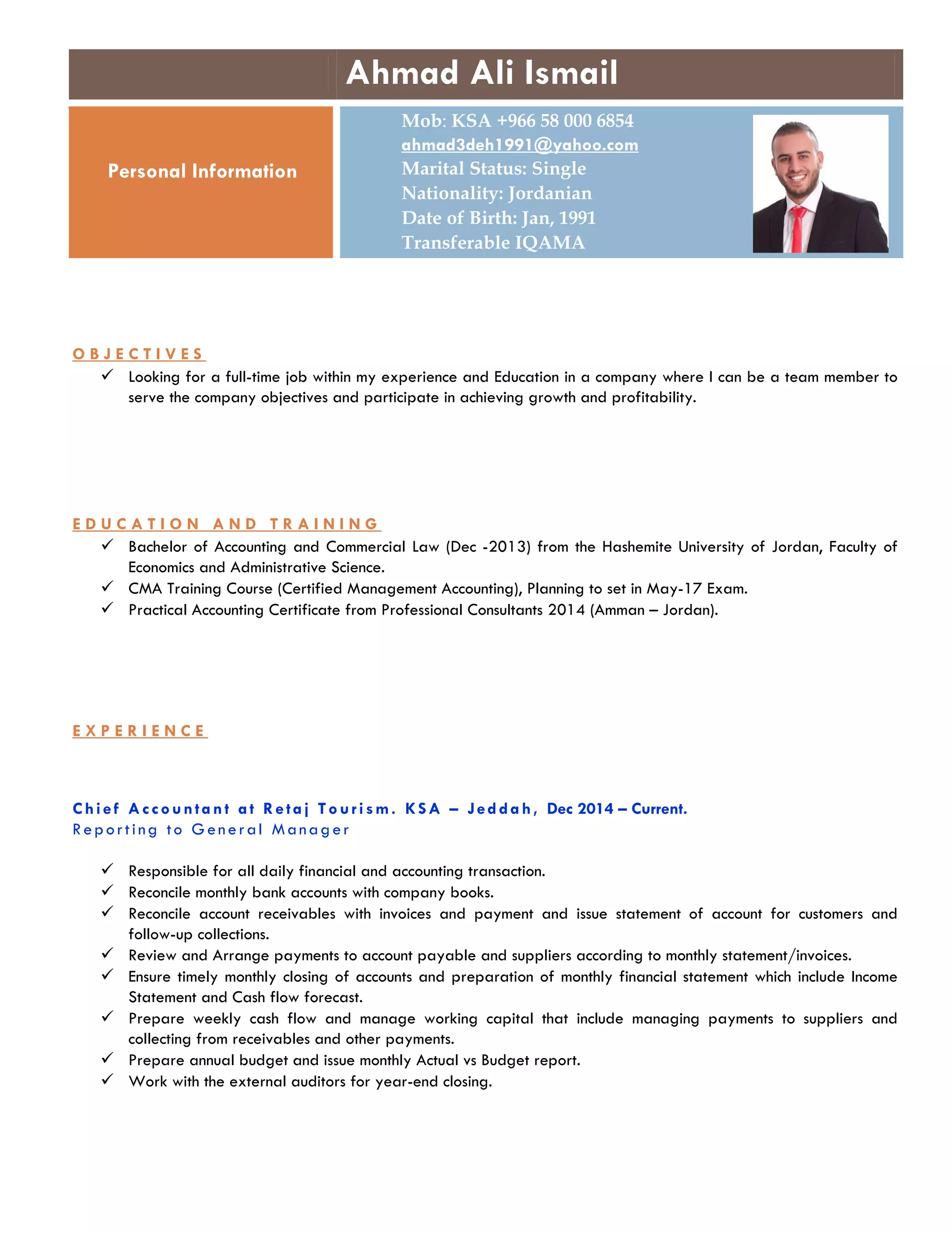 CV-Ahmed Ismail | PDF