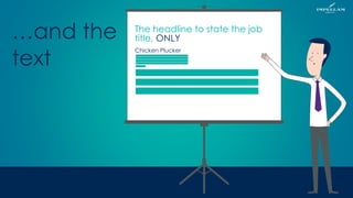 Job Advert Writing Presentation | PPTX