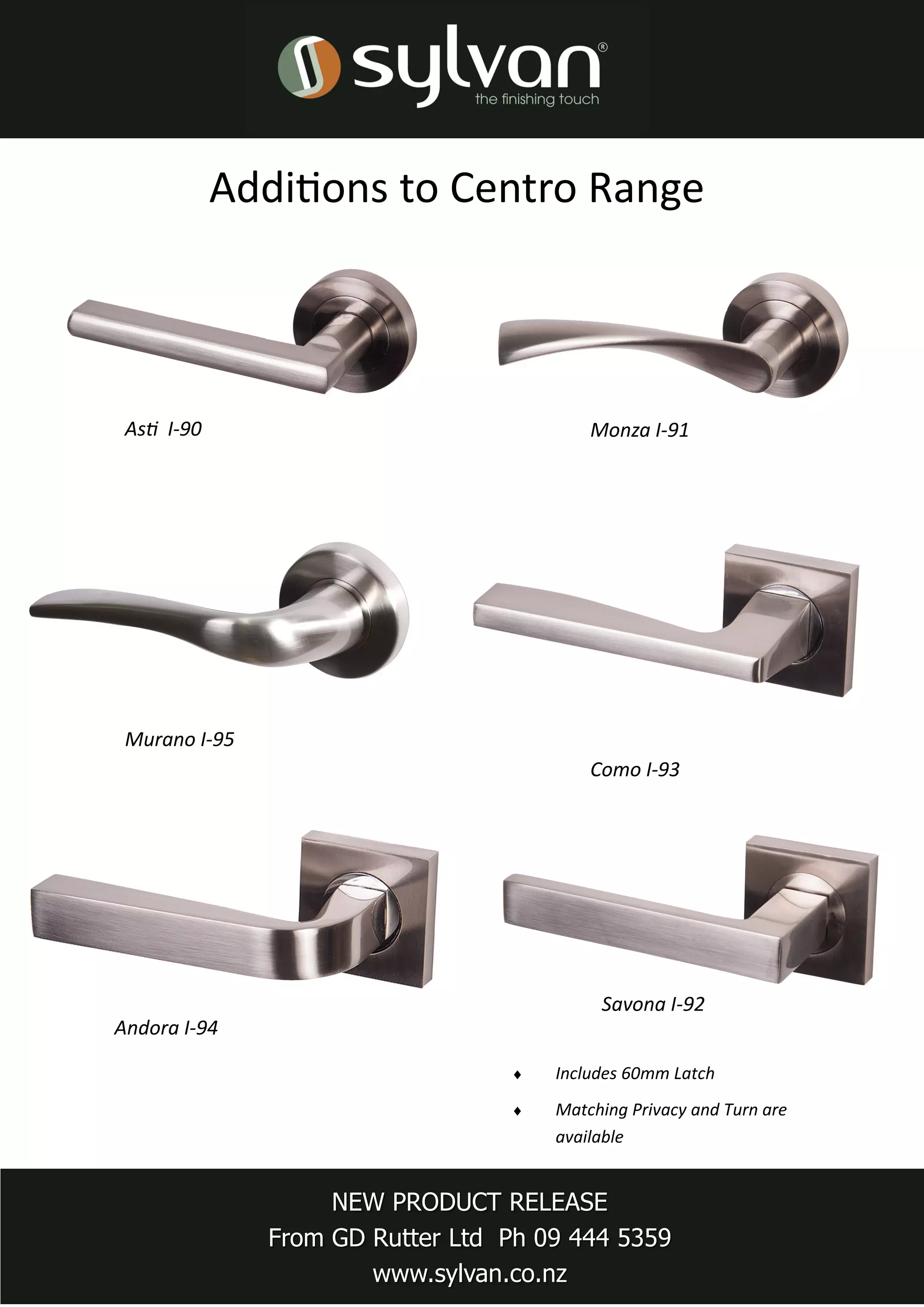 Centro Lever handles and accessories | PDF | Free Download
