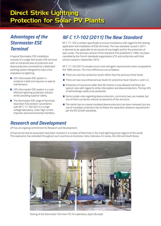 Lightning_Protection_LPI_Stormaster | PDF
