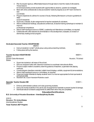 Hardeway, Gabrielle_Resume | DOCX | Professional School | Postgraduate ...