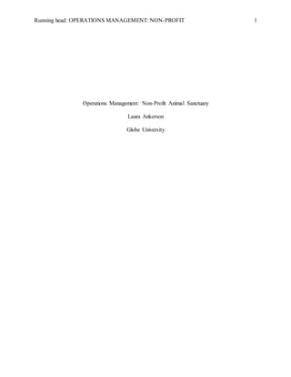 Operations Management Final Research Paper | DOCX
